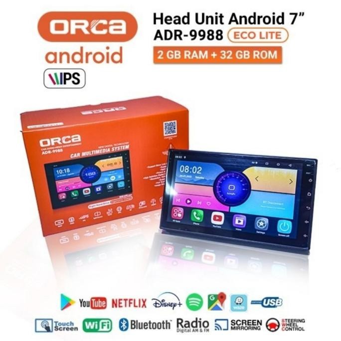 Orca Eco Lite Adr-9988 7 Inch Android Head Unit 2 GB Ram + 32 GB Rom ...