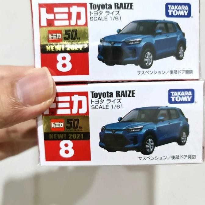 Tomica toyota raize new edition takara tomy blue | Shopee Singapore