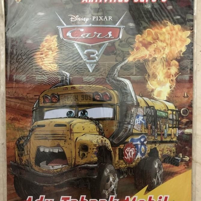 Disney Cars 3 Activity Book - Car Hitting | Shopee Singapore