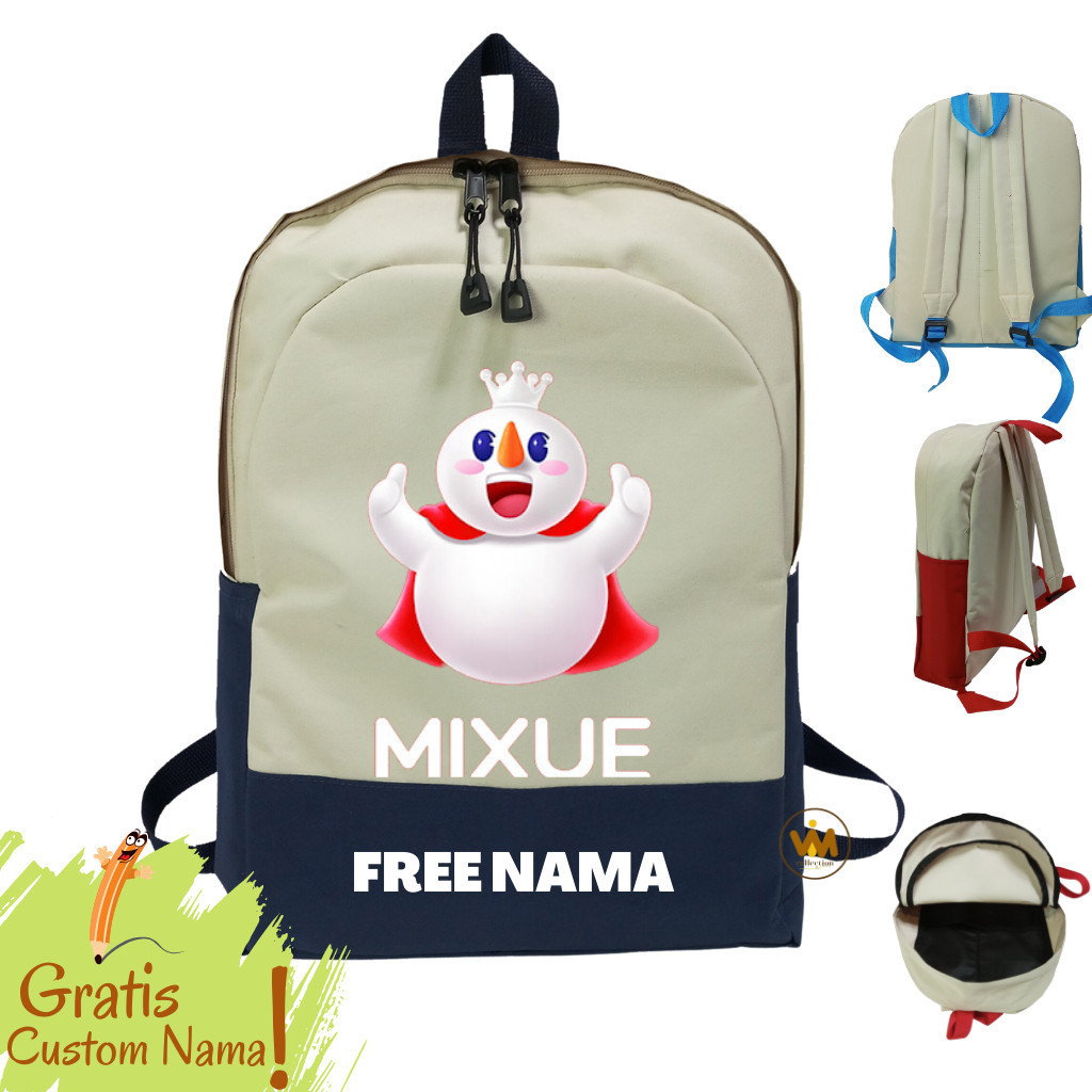 MIXUE ice cream game Roblox elementary school children's school bag ...