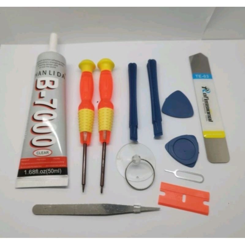 Hp SERVICE Tool Package Screwdriver SET 10 IN 1+TE03+glue T7000/B7000+Clamp 2pcs | Shopee Singapore