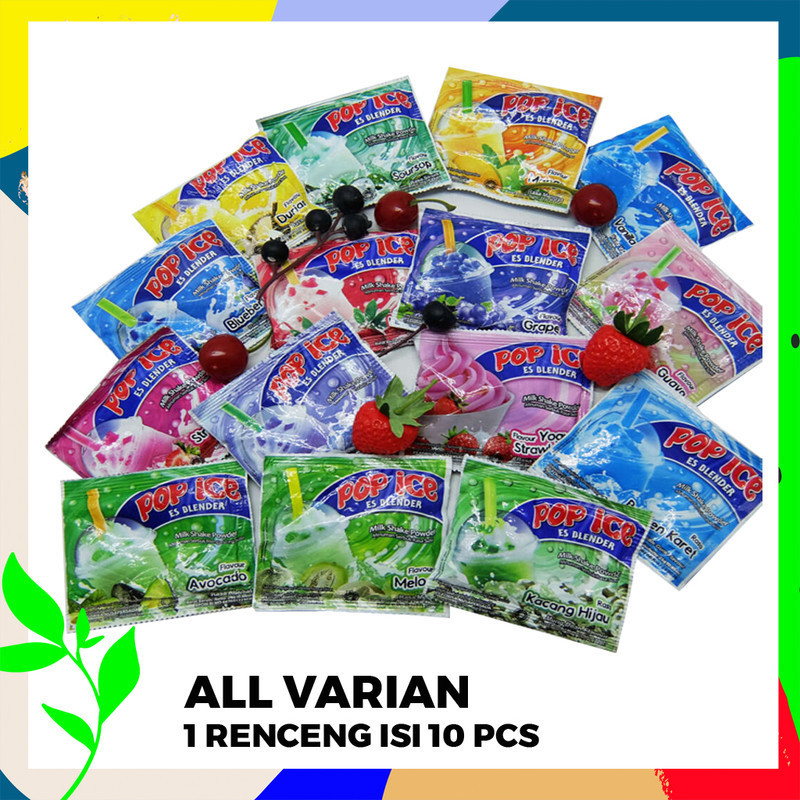 Pop ICE/Milk Shake Powder /All Variant/1 10 Sachets | Shopee Singapore