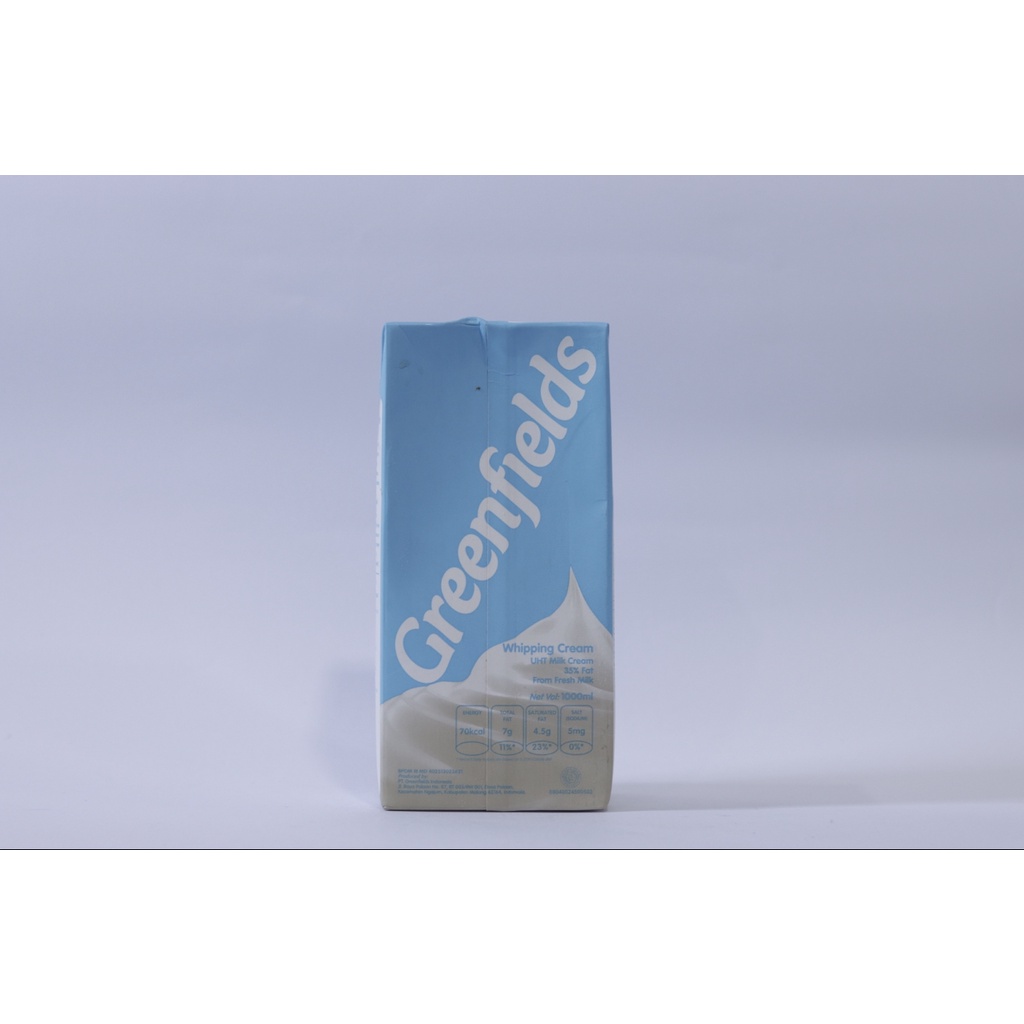 Greenfields Whipping Cream 1 liter/ Whip Cream UHT Milk Cream 1L 1000ml ...