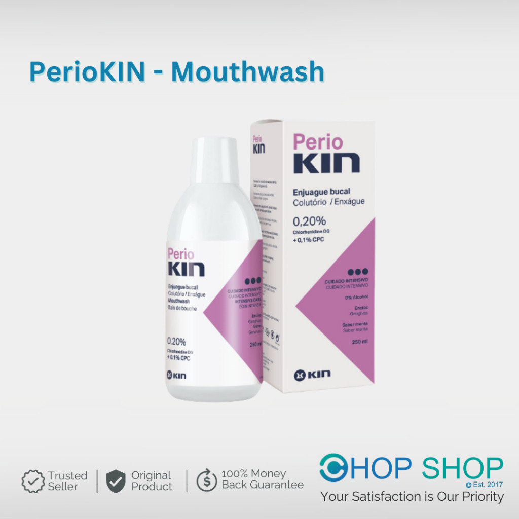 Periokin Perio kin mouthwash Chlorhexidine hexidine chx mouthwash kin ...