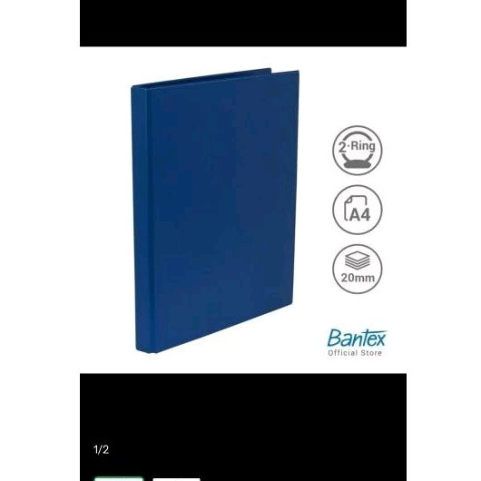 Bantex Ring Binder A4-2 O-20mm 8215 | Shopee Singapore