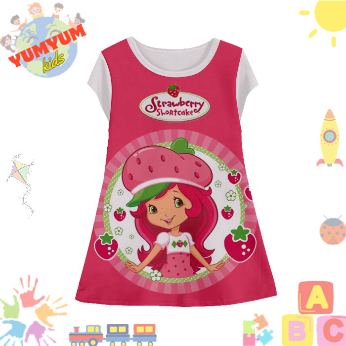 Girls' Dress Strawberry Shortcake v4 Women's Tunic Animated Film ...