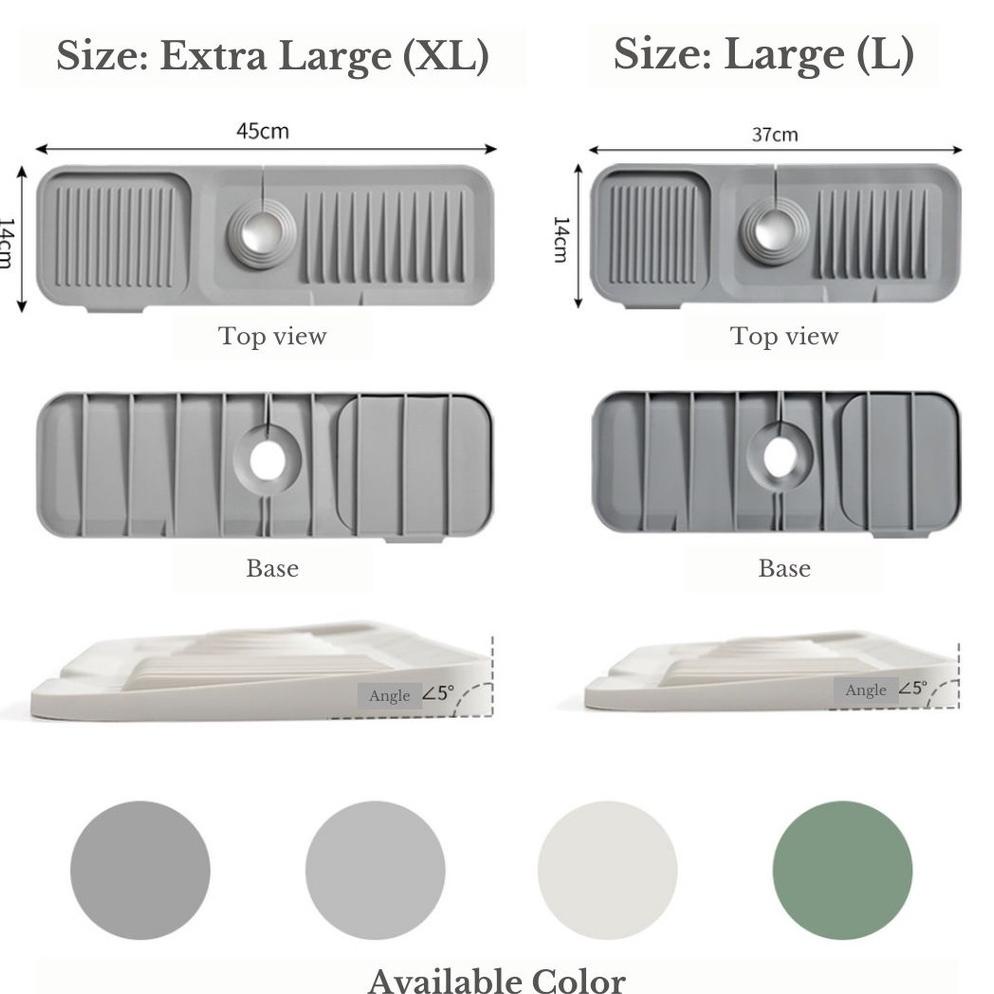 (Best Seller) CodWater Tap Protector/Kitchen Sink Splash Guard/Drain ...