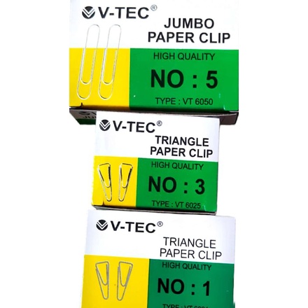 Vtec Paper Clip Paper Clip (pack) | Shopee Singapore
