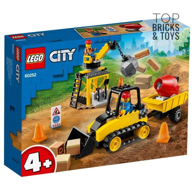 Lego City, Construction Bulldozer (60252) | Shopee Singapore