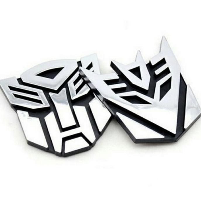 Transformers - Emblem/ Sticker 3D Logo Autobot/ Decepticon | Shopee ...