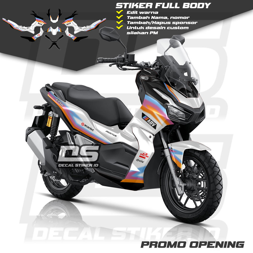 Cool Full Body ADV Decal Cool Full Body ADV Sticker Latest ADV Striping ...
