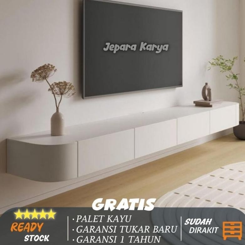 4-drawer Floating Tv Table (TG02) Hanging Tv Table Wall Tv Table ...