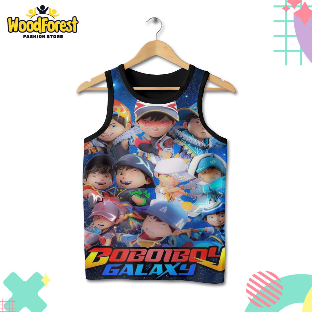 Boboiboy v3 Children's Singlet Boboiboy 3D Printing Children's Cartoon ...