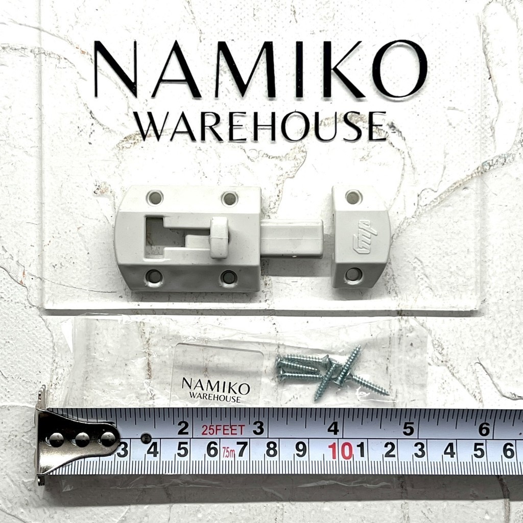 Gmp PVC Bathroom Door Lock Grendel | Shopee Singapore