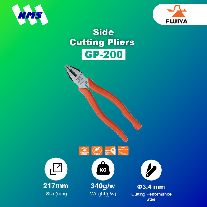 Fujiya Gp-200 Side Cutting Pliers Japan | Shopee Singapore