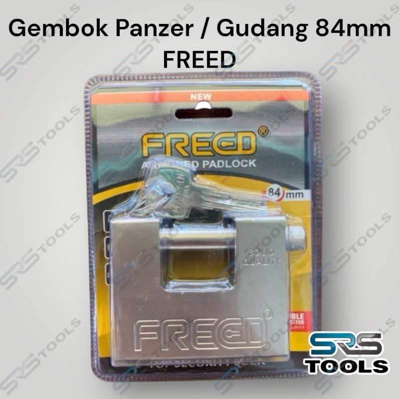 FREED Panzer Panzer Padlock 84 mm 84mm Stainless Steel Anti-Theft ...