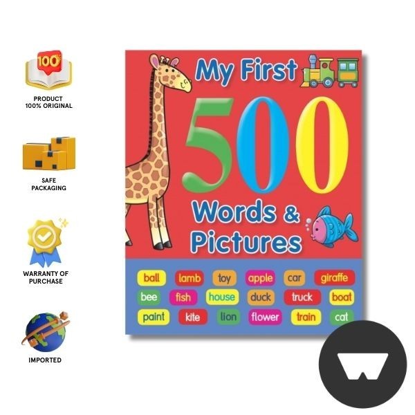 Brownwatson - My First 500 Words And Pictures (Padded) | Shopee Singapore