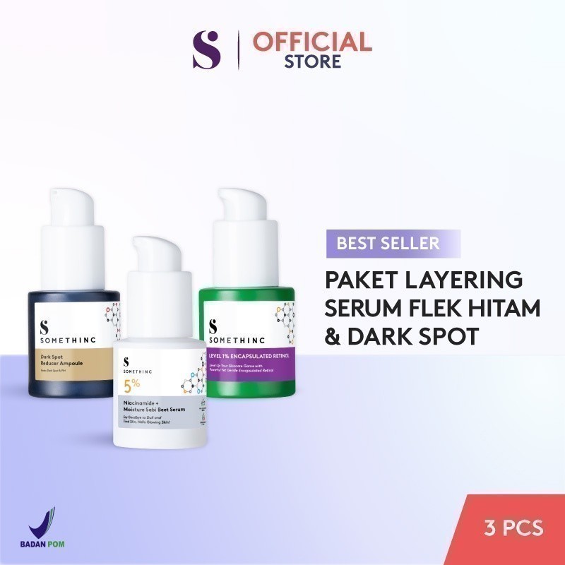 HITAM Somethinc [3 PCS] Layering Serum Package CONTENTS 3PCS (Maximum ...