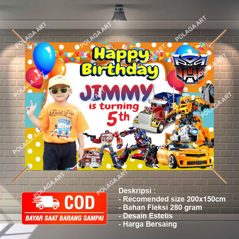 The Nearest bumblebee optimus prime transformers birthday Banner Banner ...