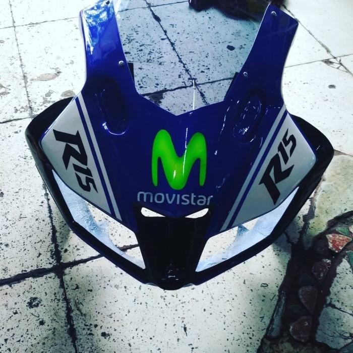 Yamah R15 V1 V2 MODEL YAMAHA R15 V3 BLUE MOVISTAR Premium | Shopee ...