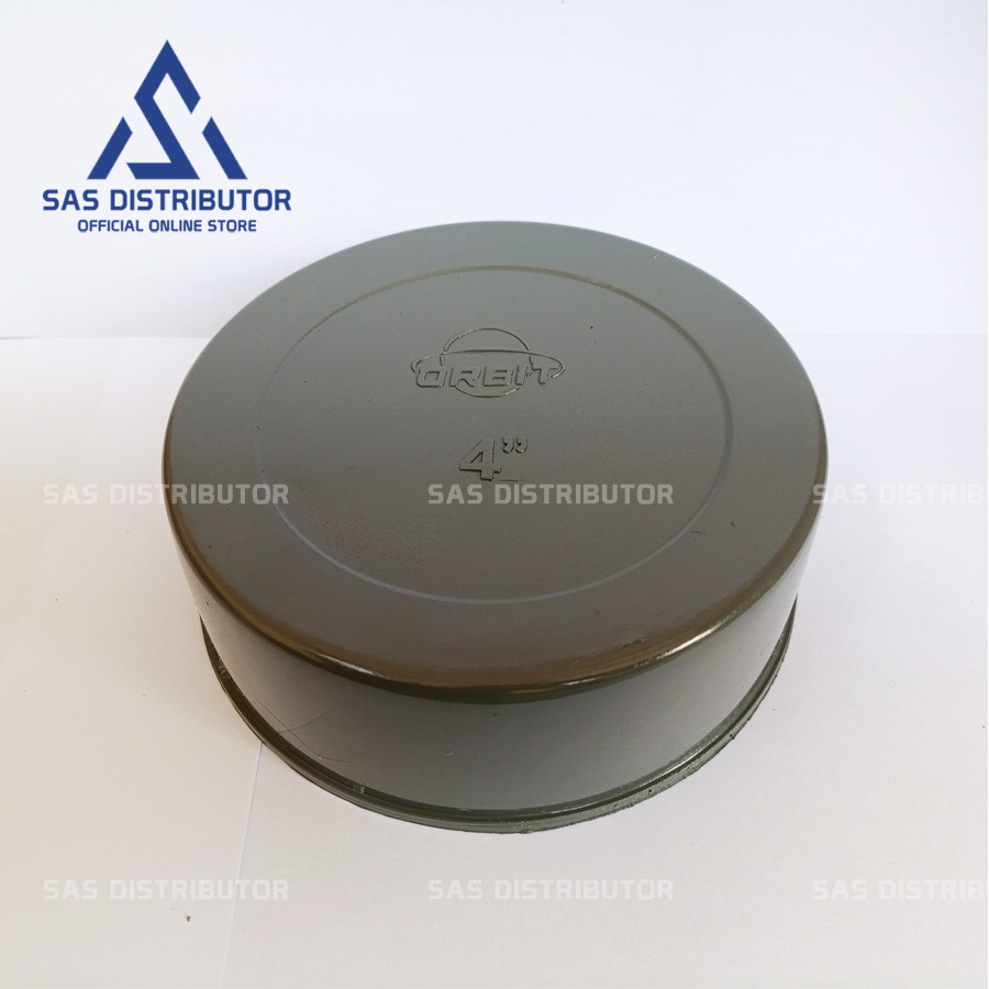 Hubcap 4" inch PVC Orbit | 4" inch Cap | 4" inch Plain Round Pipe Cap D ...