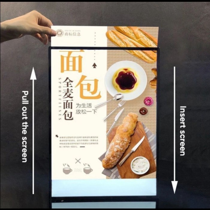Latest Slim Light Box Frame Led Neon Box Slim Frame Banner Advertising ...