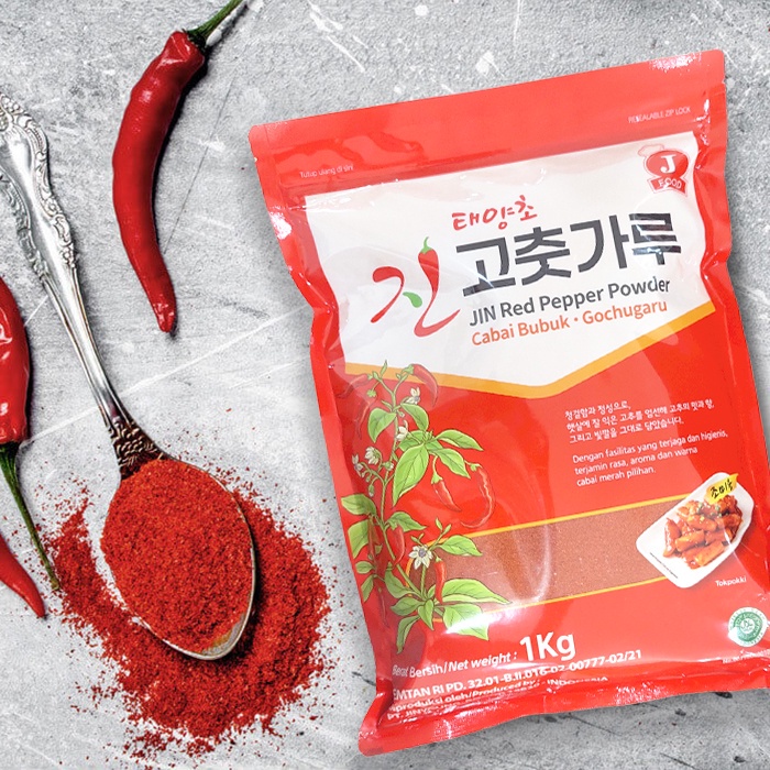 Jin Red Pepper Powder - Korean Chili Powder - Gochugaru 1Kg | Shopee ...