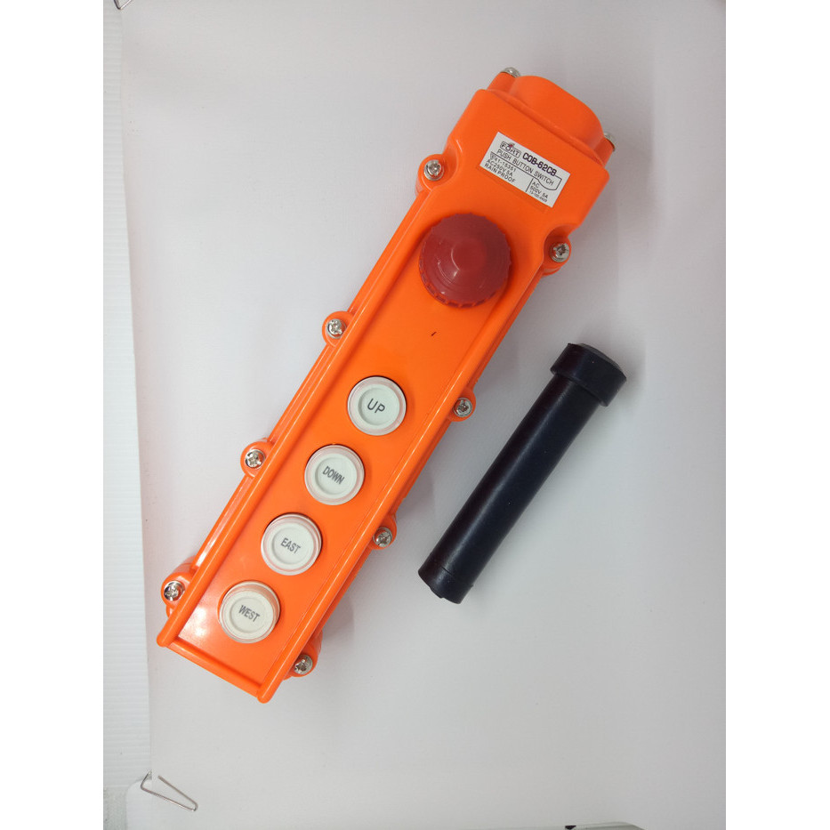 TOMBOL Hoist Push Button Switch 4 Buttons with Emergency Stop | Shopee ...