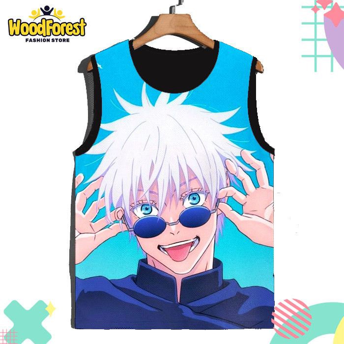Jujutsu Kaisen v1 Singlet Kids Anime Manga Satoru Gojo 3D Printing For ...