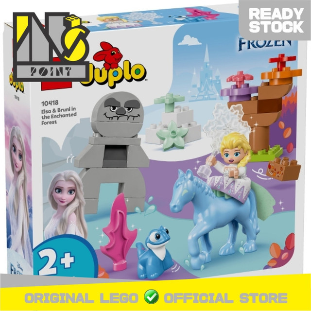 LEGO 10418 - Duplo - Elsa & Bruni in the Enchanted Forest | Shopee ...