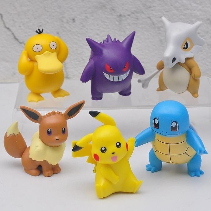 Pokemon Figure Set 6 Topper 7.5Cm | Shopee Singapore