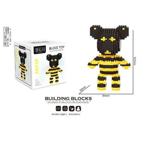 Lego Mini Nano Block Bearbrick Figure Edition 3D Block Toy Chao Li H56M ...