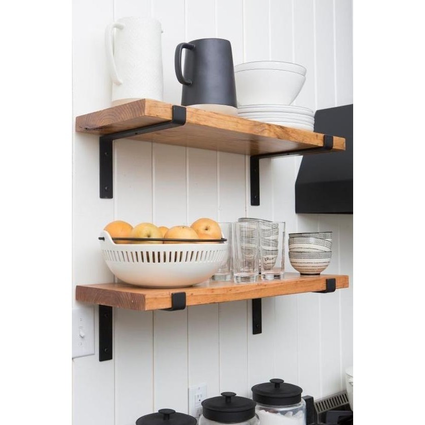 SIKU KAYU Wall Shelf Stacking Angled Iron Shelf Room Decoration Large ...