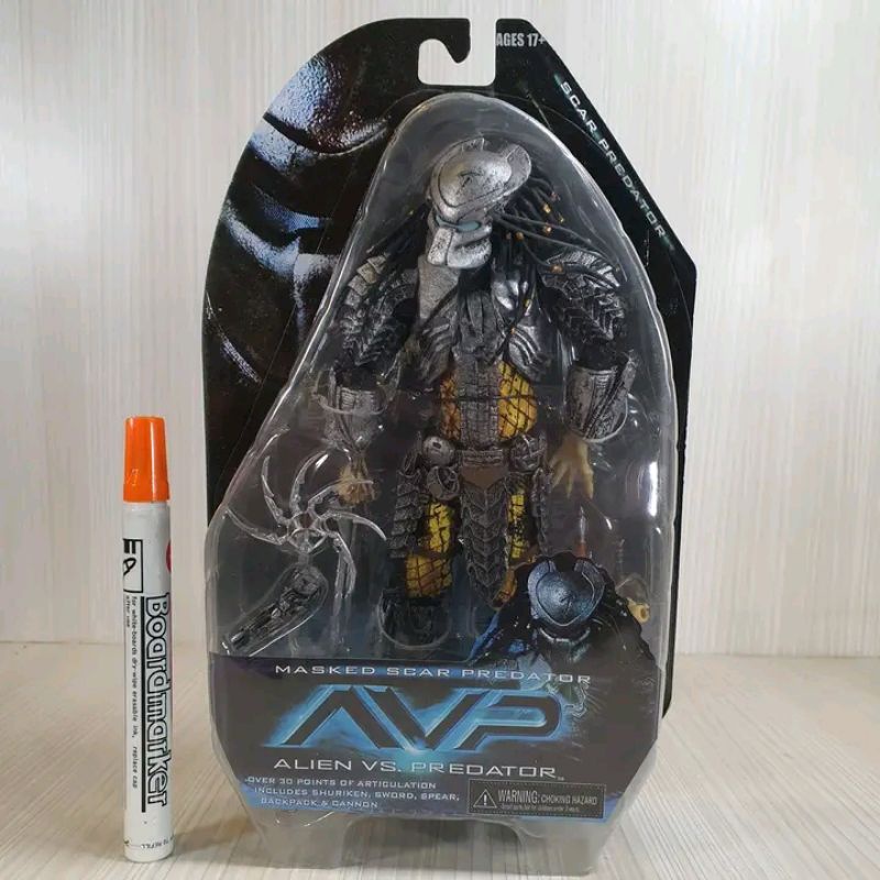 Toy figure masked scar predator AVPAlien vs predator avp movie ...