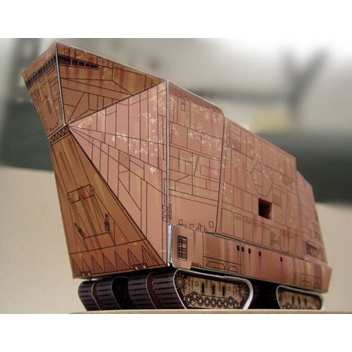 Diy papercraft starwars sandcrawler zenyang22 Pattern Paper | Shopee ...