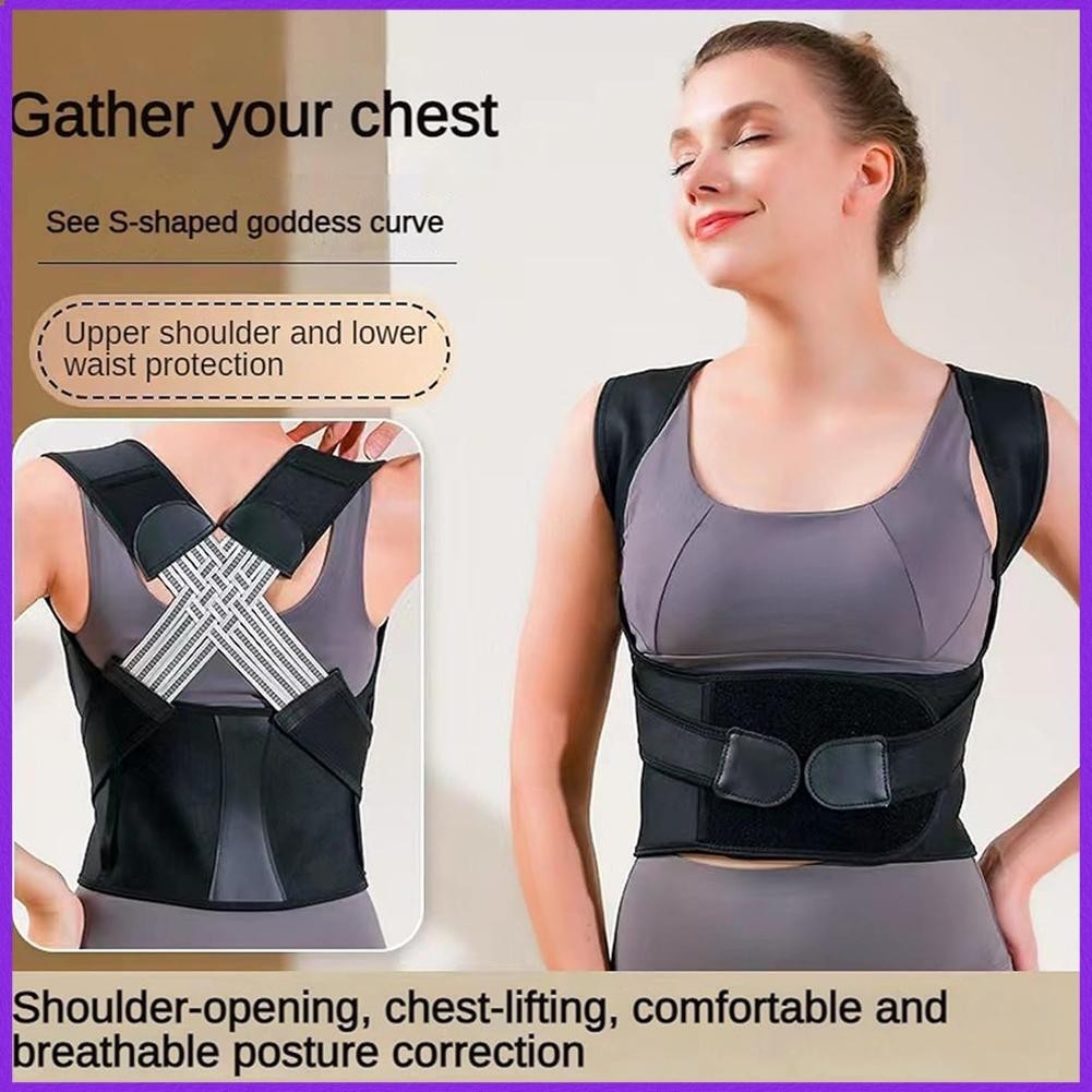 AXZENIA Breathable Back Support Posture Corrector Vest | Shopee Singapore