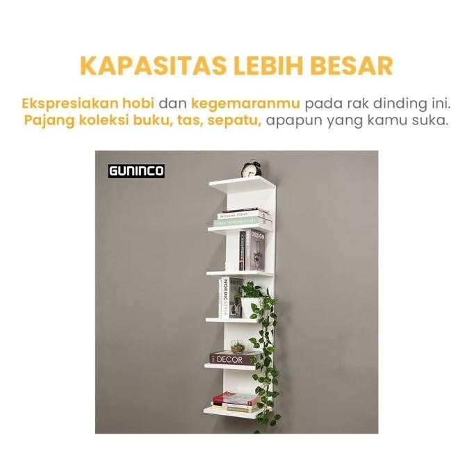 Guninco RADI 100 Multipurpose Wall Shelf Corner Paste Corner Stacking ...