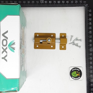 Voxy Grendel Per Brown/Yellow/Chrome Door Lock Latch ron | Shopee Singapore