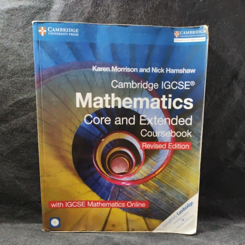 Cambridge IGCSE Mathematics Core and Extended, Coursebook, Revised Edition, Karen Morrison, Nick ...