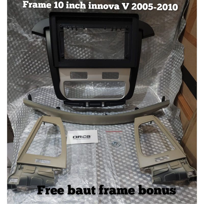 10 inch android head unit frame for innova V car 2005-2010 long hole ...