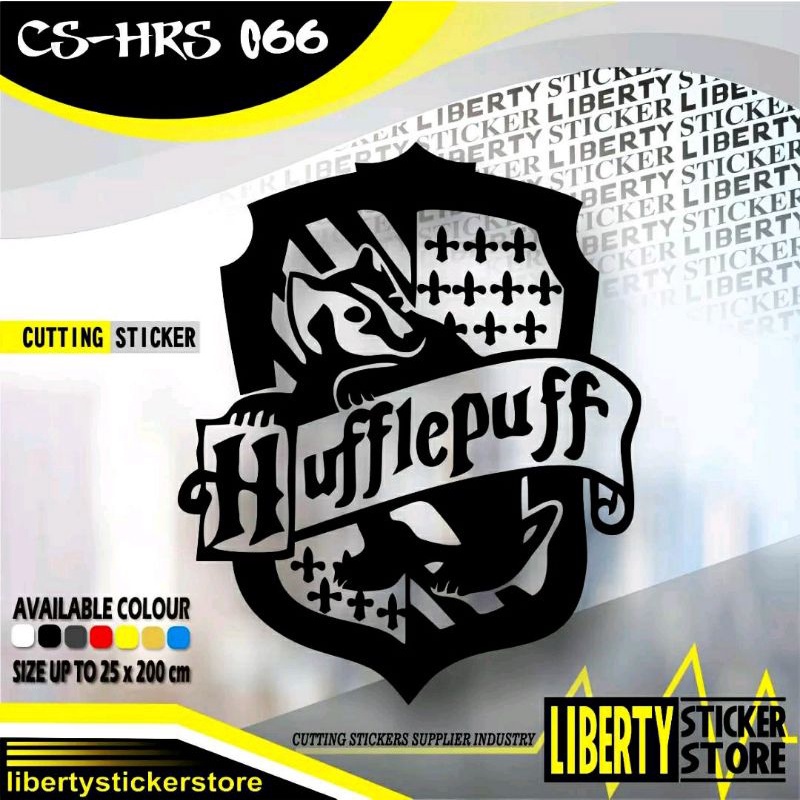 MEDIUM Cutting Sticker Hufflepuff fan made | Cutting Hufflepuff Fan ...