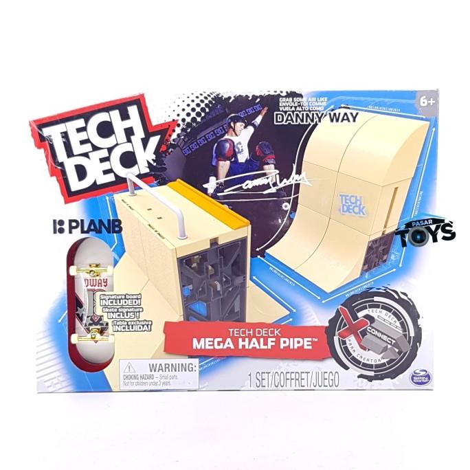 Tech Deck Danny Way Mega Half Pipe X-Connect Park Creator | Shopee ...