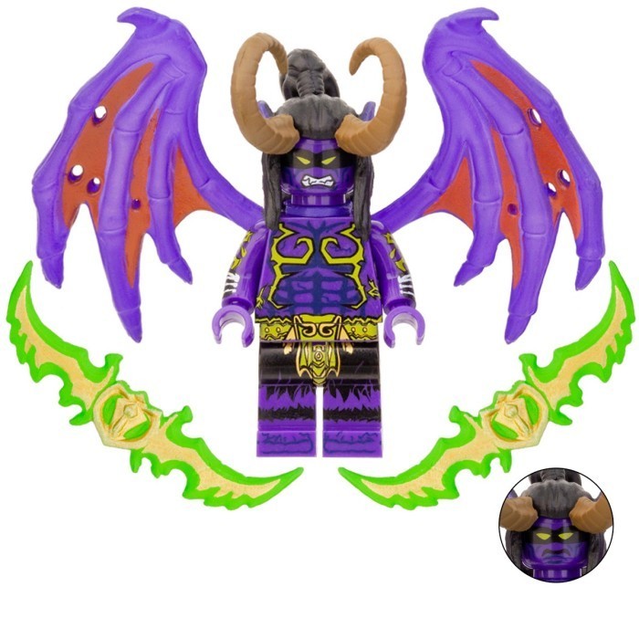 World of Warcraft DotA Illidan Thrall Demon Hunter Lego Minifigure ...