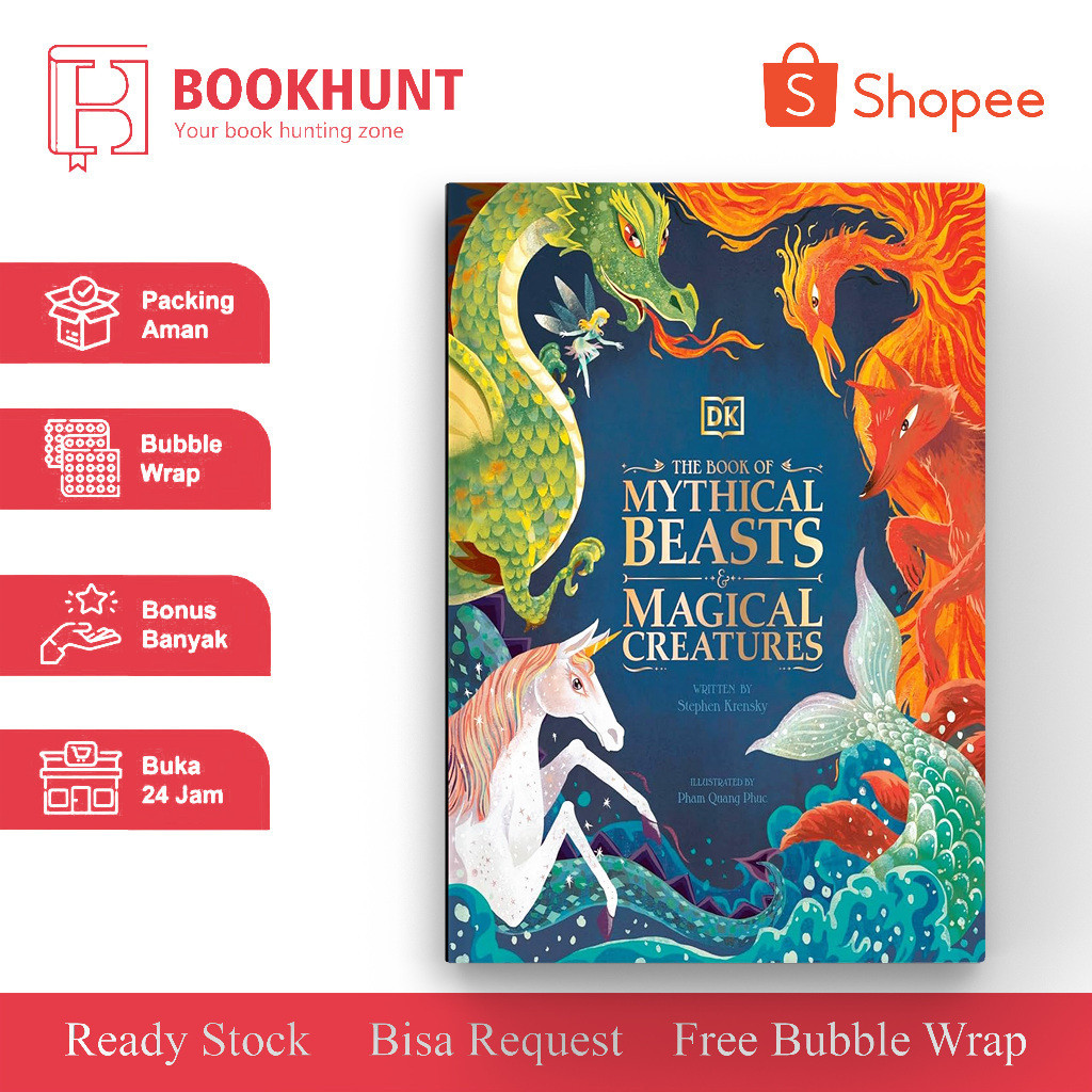 The Book of Mythical Beasts and Magical Creatures (English) | Shopee ...