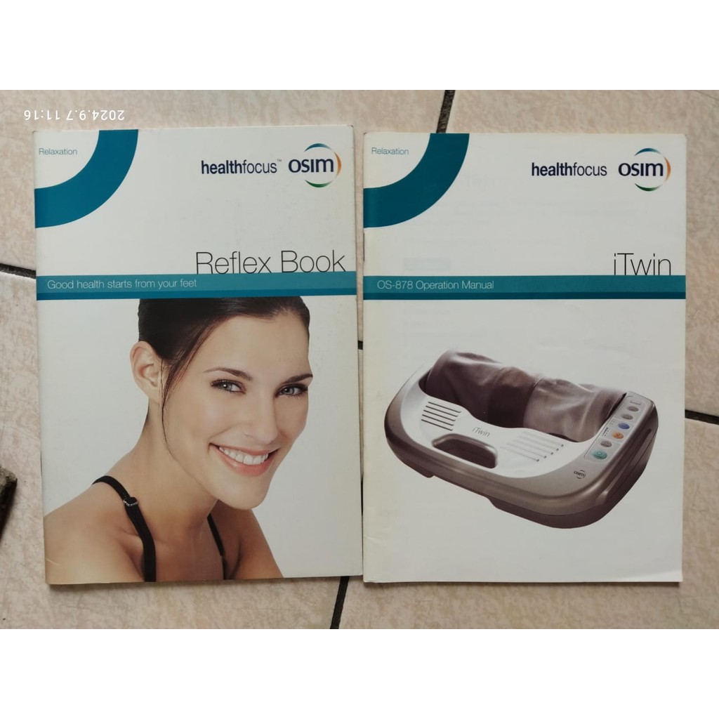 Osim OS-878 Manual Book. Foot Massage Reflexology Guide | Shopee Singapore