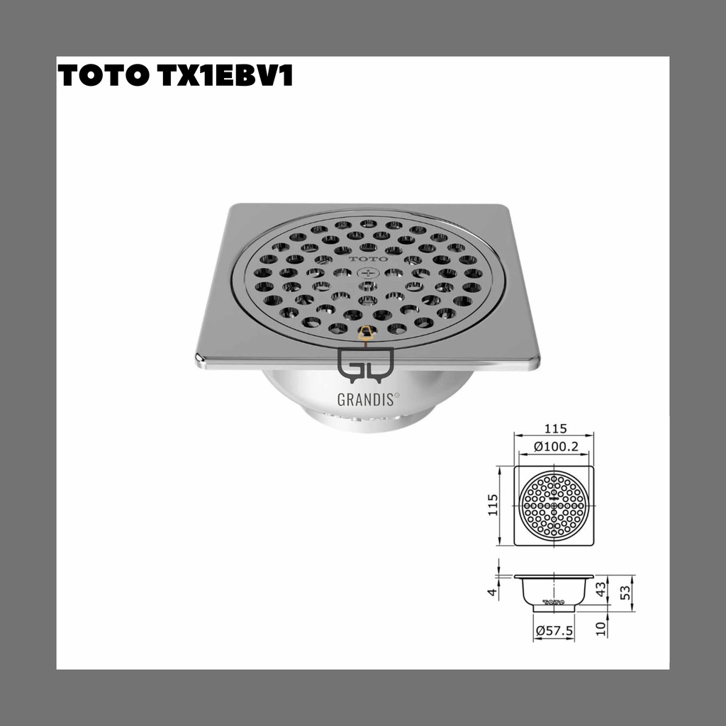 Drain Filter | Floor Drain | TX1EBV1 | TOTO TOTO | Hole-Bolong | Shopee ...