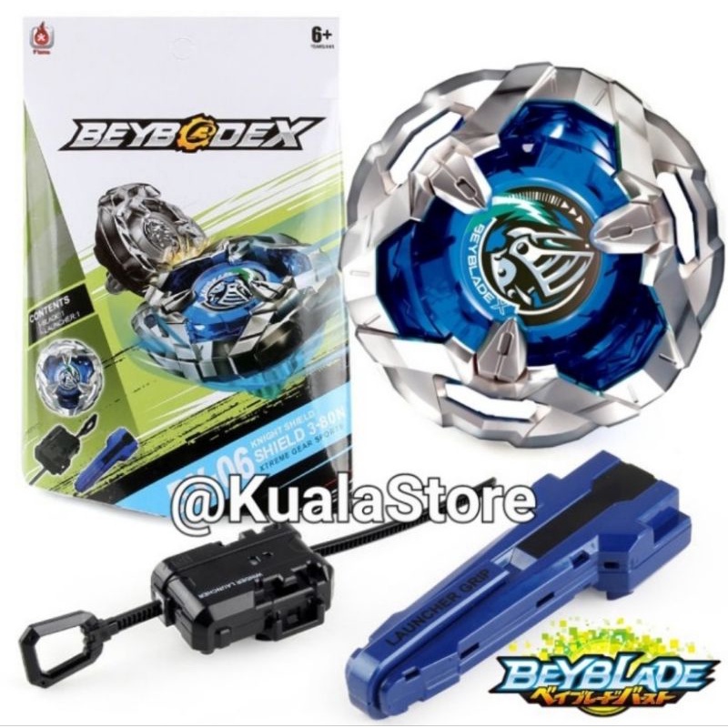 Beyblade X Knight Shield BX06 Blue Xtreme Burst Ultimate Dynamite Blue ...