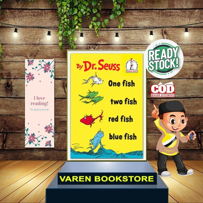 IN/EN One Fish Two Fish Red Fish Blue Fish by Dr. Seuss | Shopee Singapore
