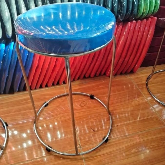 Oreo BENCH ROUND STAINLESS CAFE CHAIR P83G | Shopee Singapore