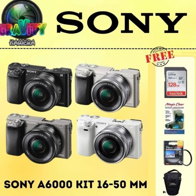 CAMERA sony A6000 KIT 16-50MM | Shopee Singapore